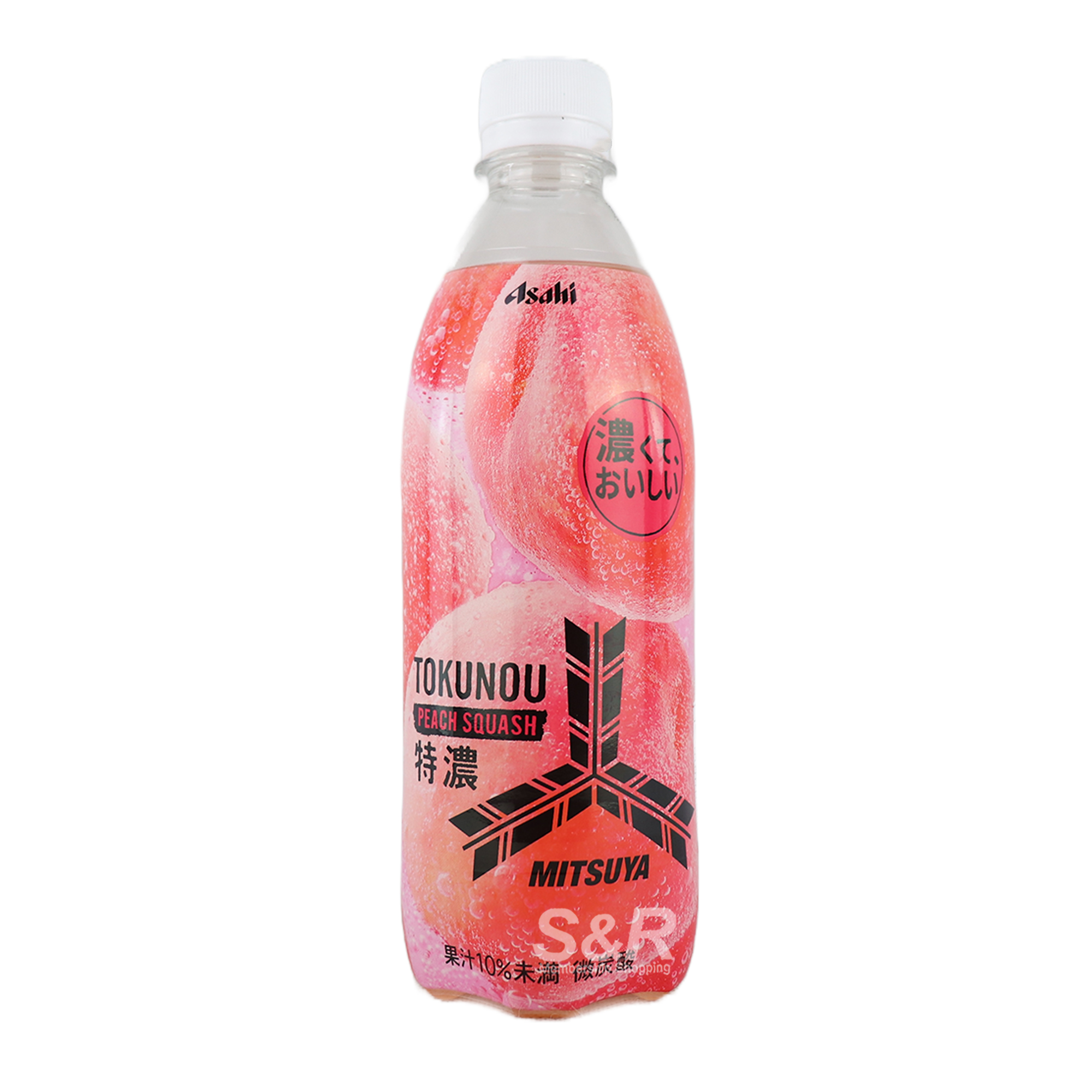 Asahi Mitsuya Peach Squash Soda 500mL
