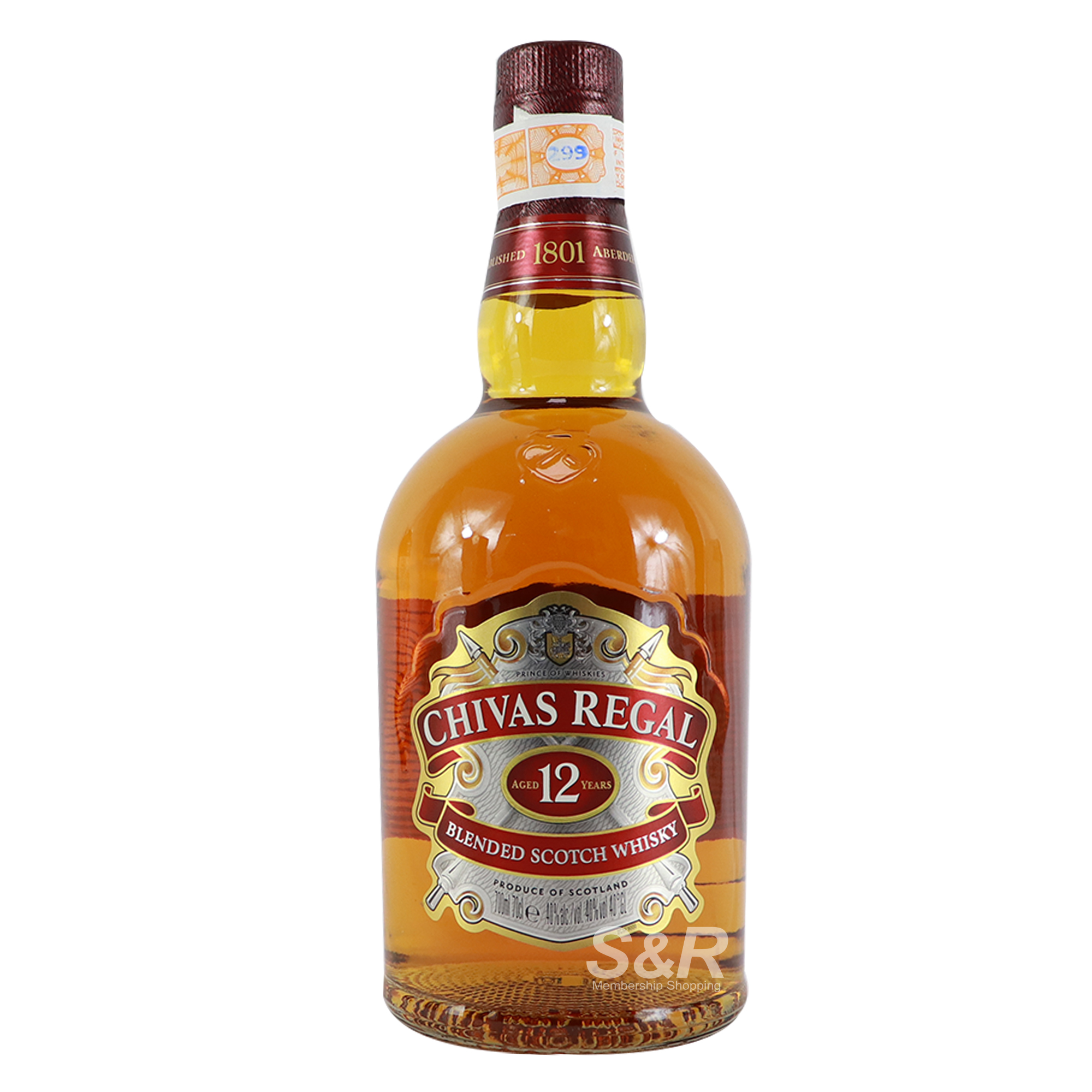 Chivas Regal Aged 12 Years Blended Scotch Whisky 700mL