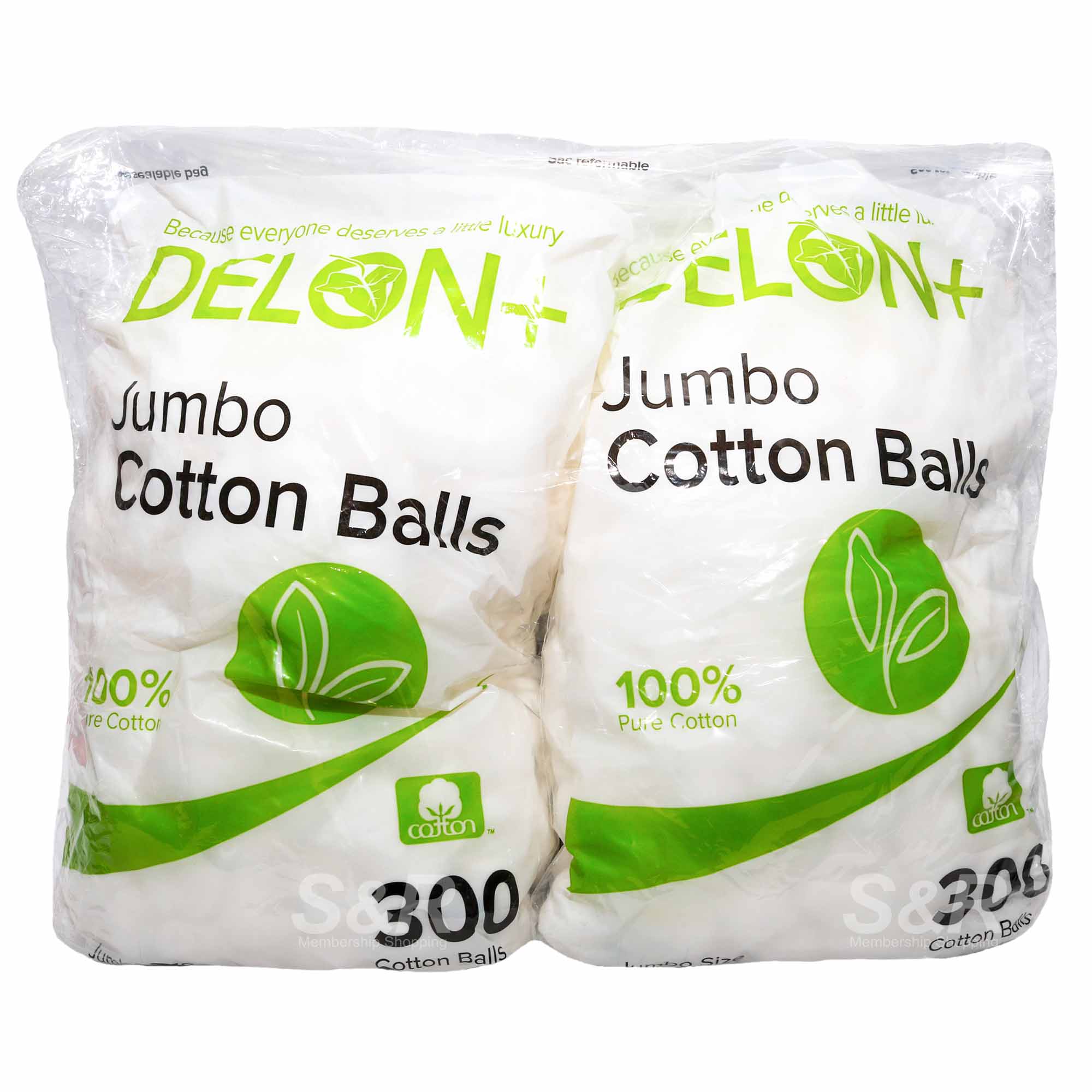 Delon Jumbo Cotton Balls 2 packs