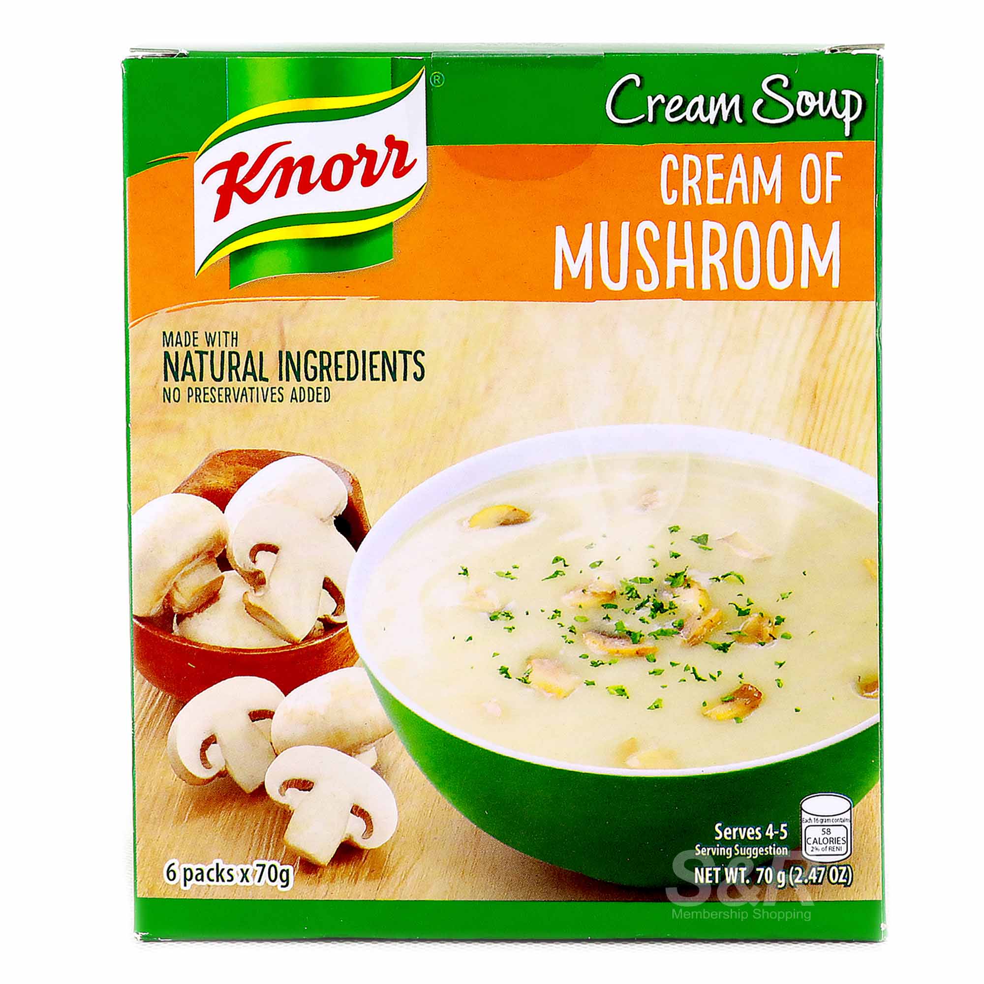 Knorr Cream of Mushroom Soup 6pcs