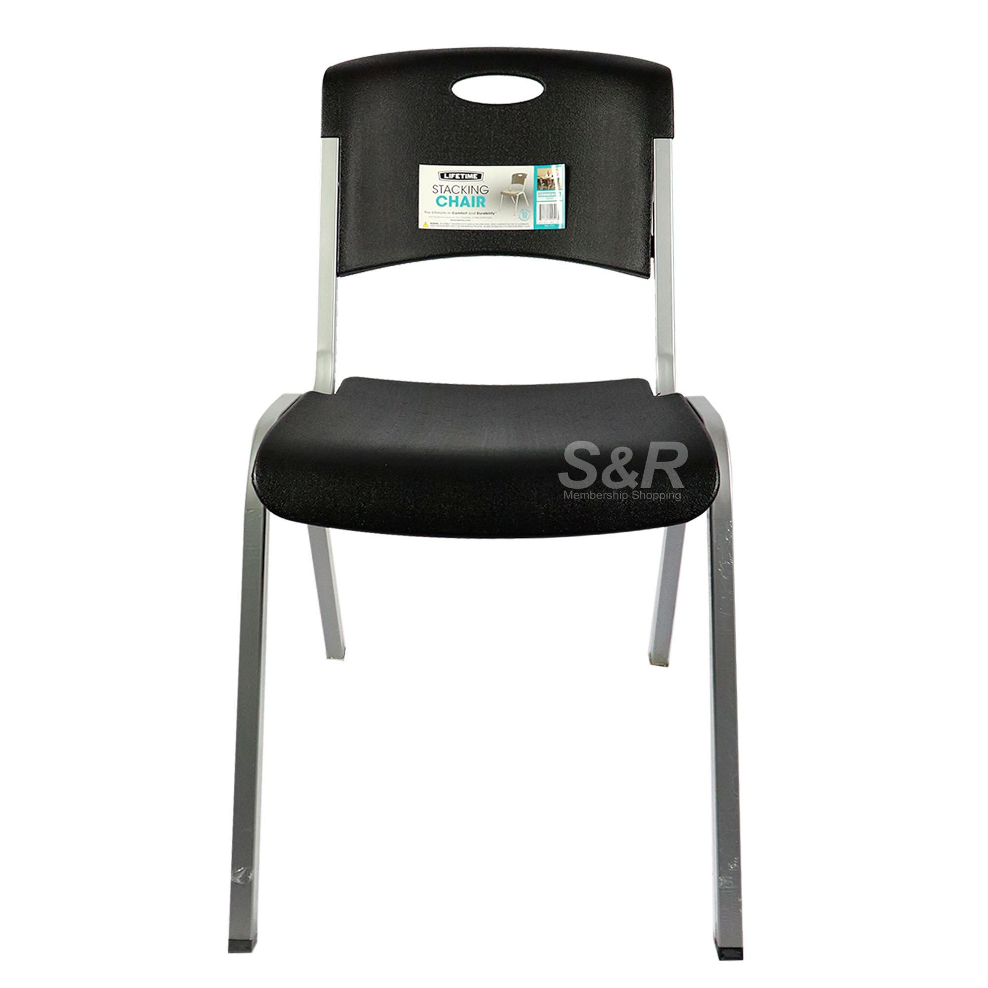 Lifetime Stackable Chair Black 80310