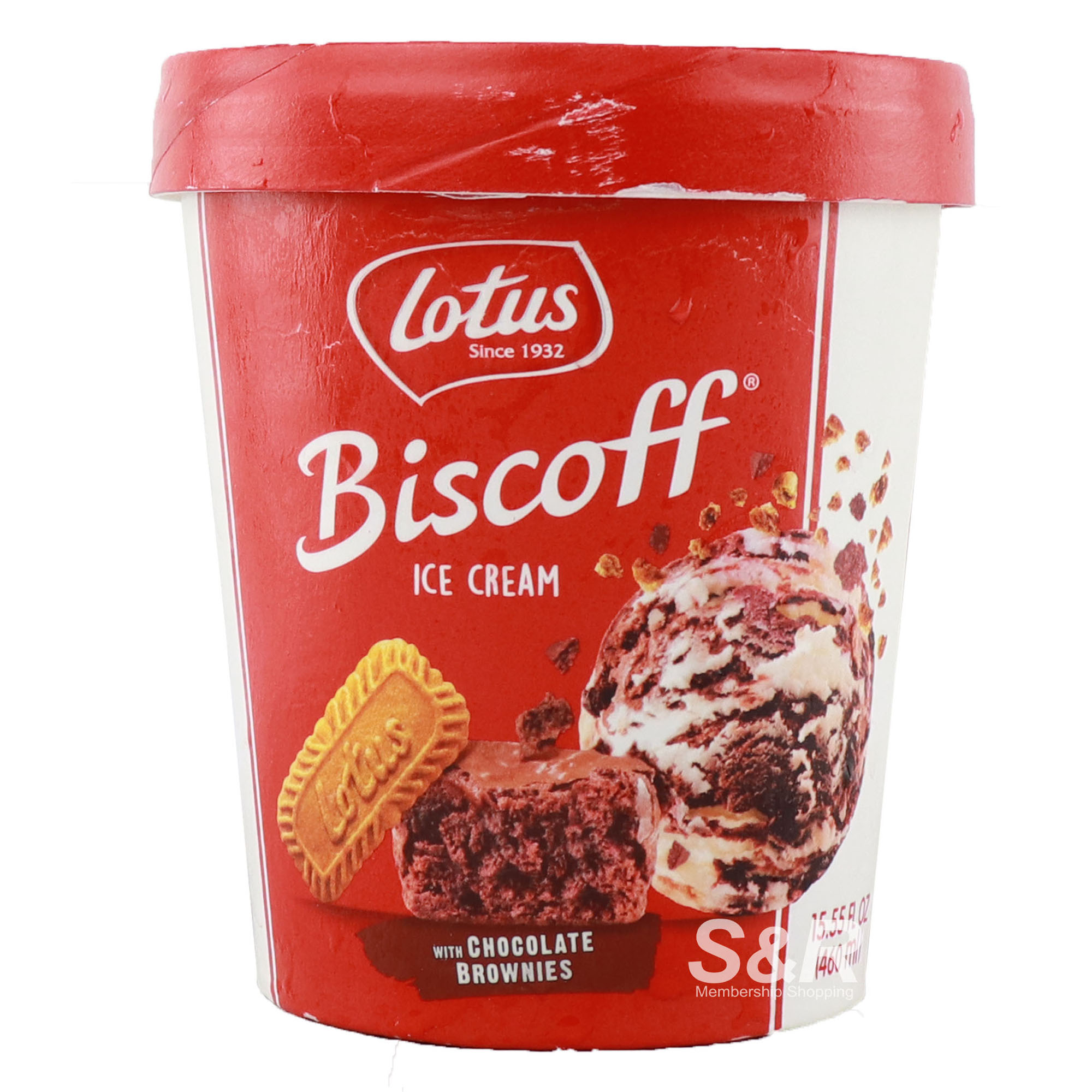 Lotus Biscoff Chocolate Brownies Ice Cream 460mL