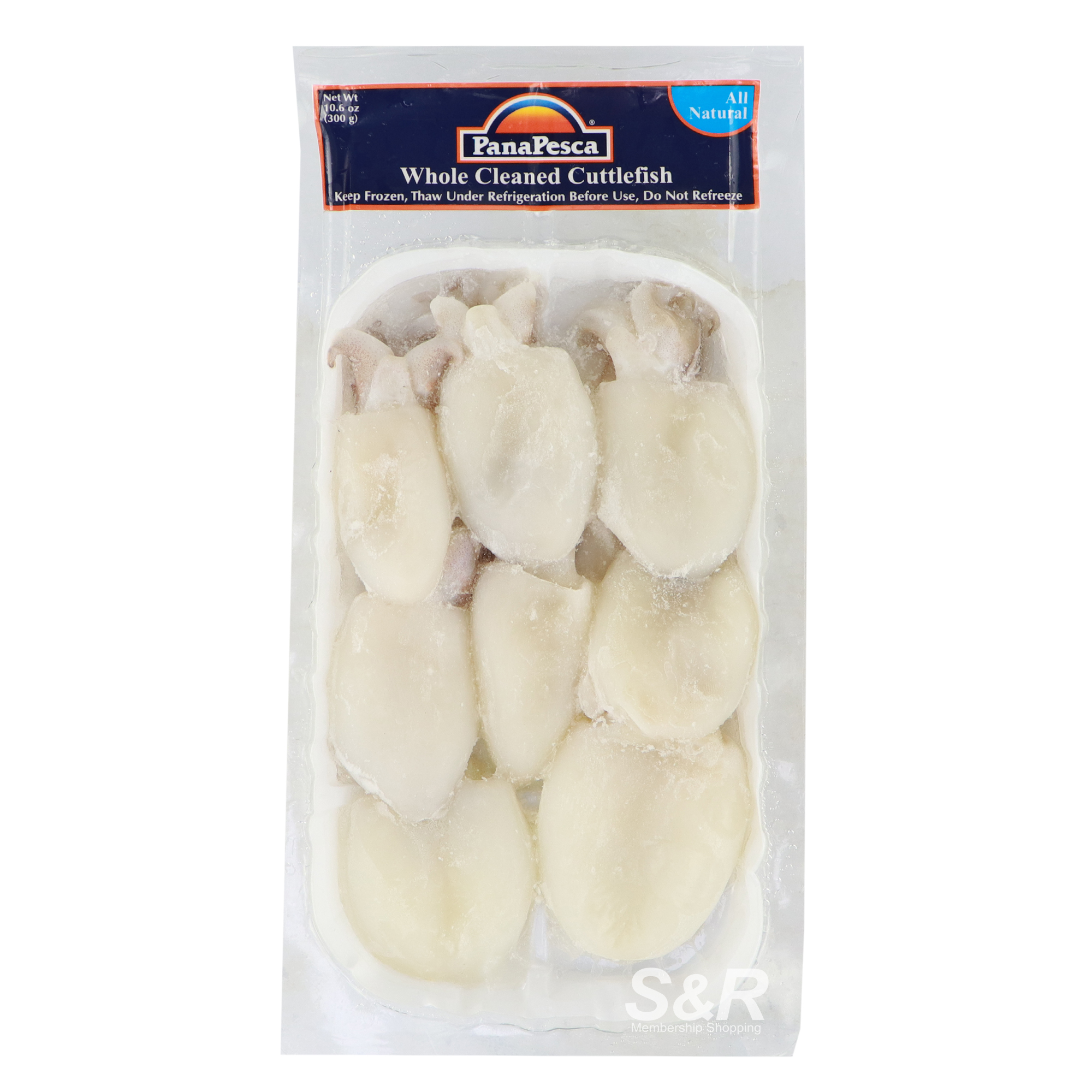 PanaPesca Whole Cleaned Cuttlefish 300g