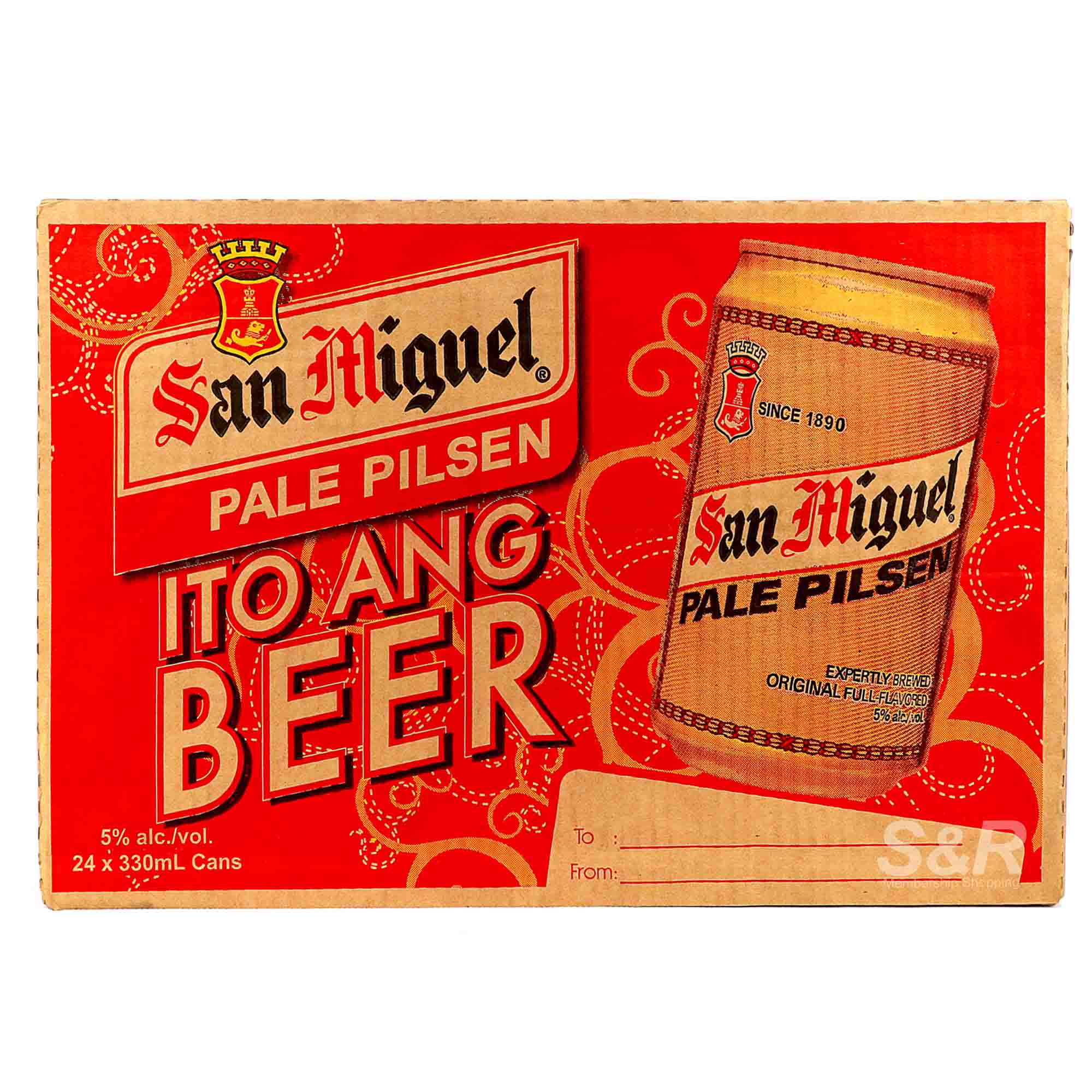 San Miguel Pale Pilsen 24 cans