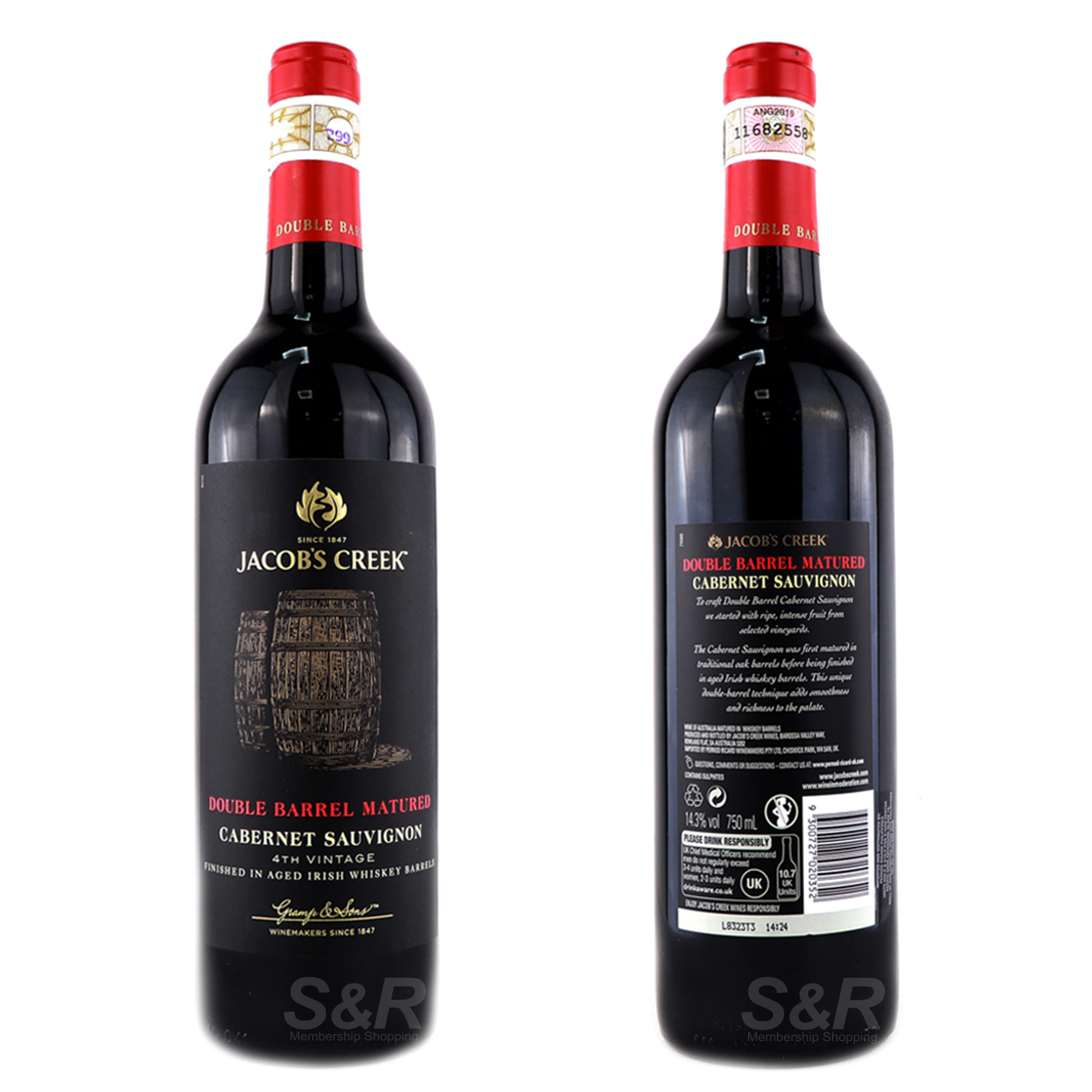 Jacob's Creek Cabernet Double Barrel at Darcy Sunderland blog