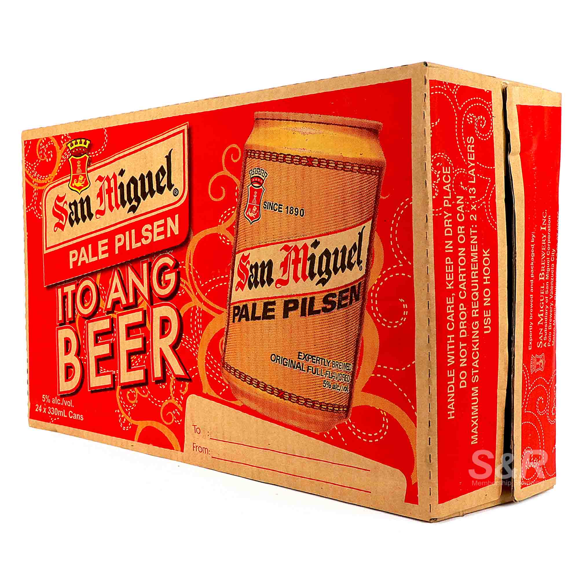 San Miguel Pale Pilsen 24 cans
