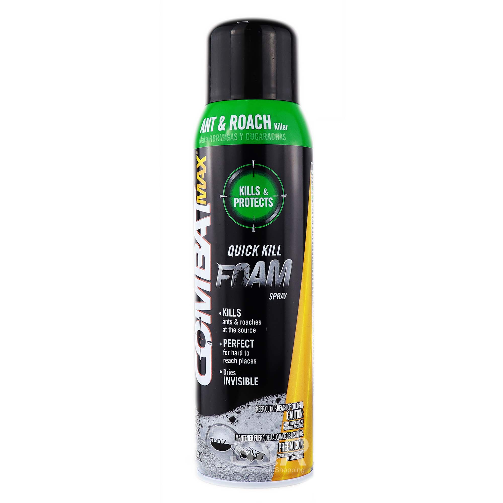 Combat Max Ant and Roach Killer Quick Kill Foam Spray 496.1g