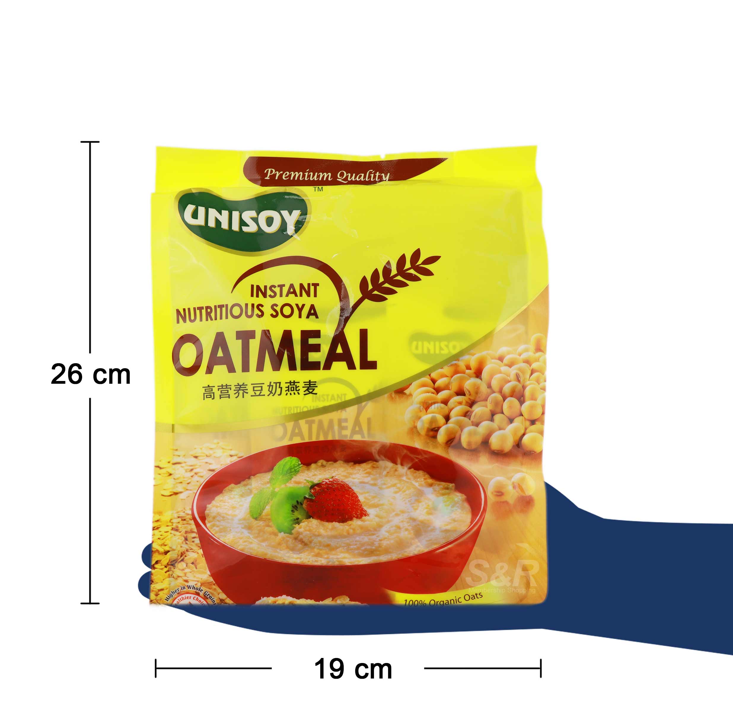Unisoy Instant Nutritious Soya Oatmeal 12 sachets