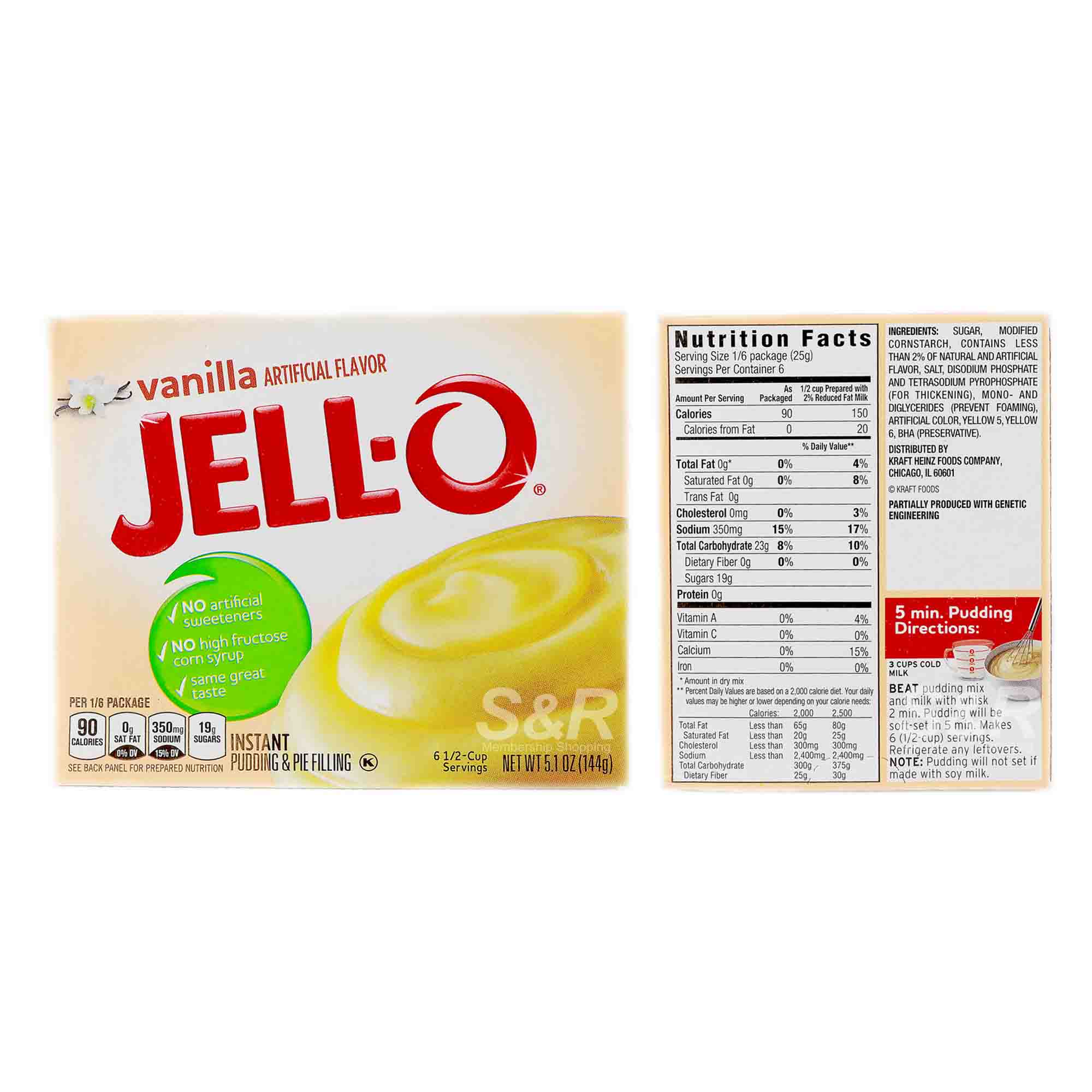 Jello Vanilla Pudding