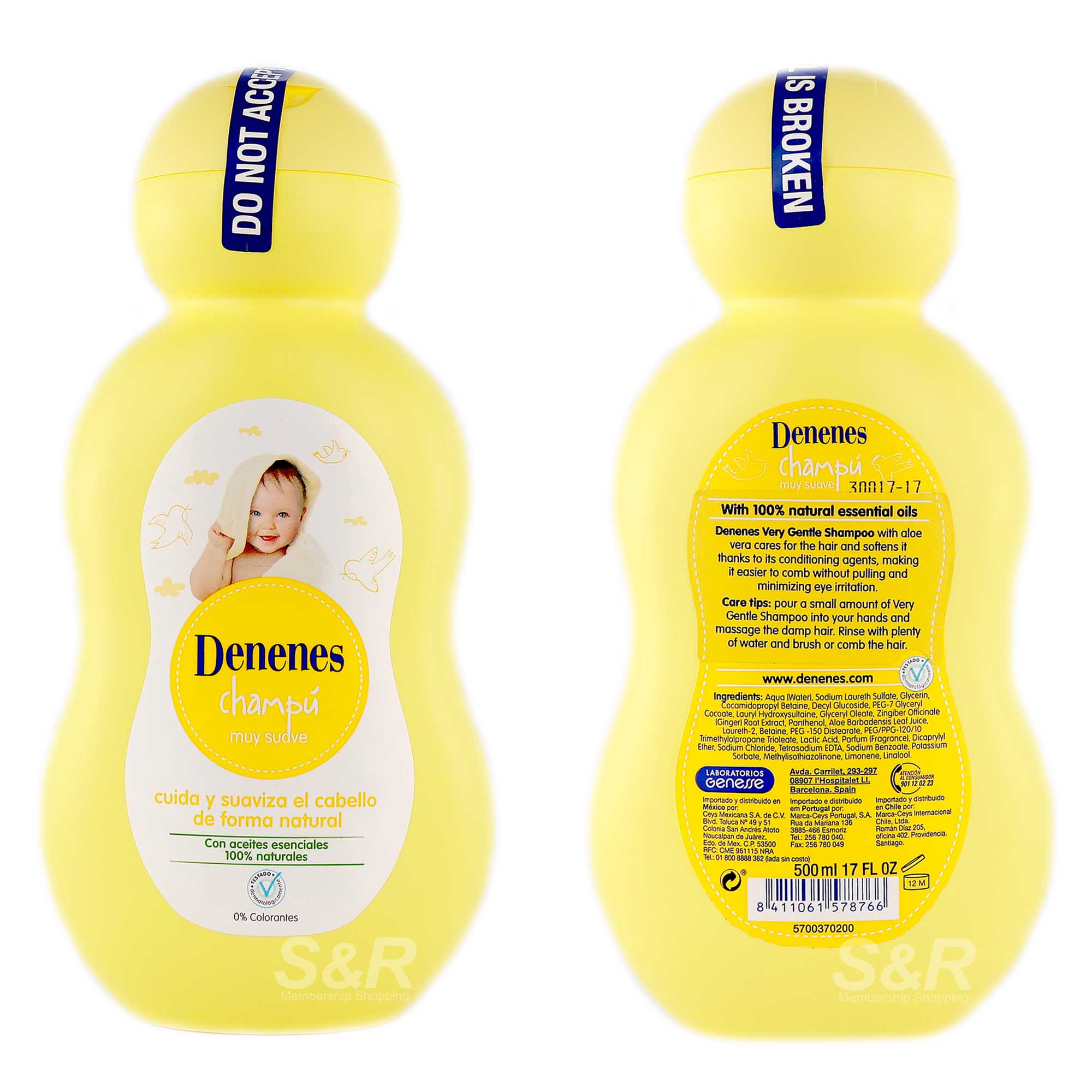 Denenes Very Gentle Shampoo with Aloe Vera 500mL