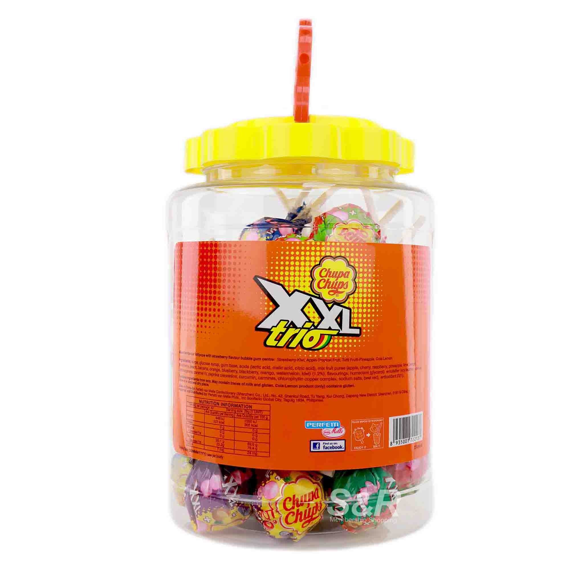 Chupa Chups Xxl Trio 40pcs