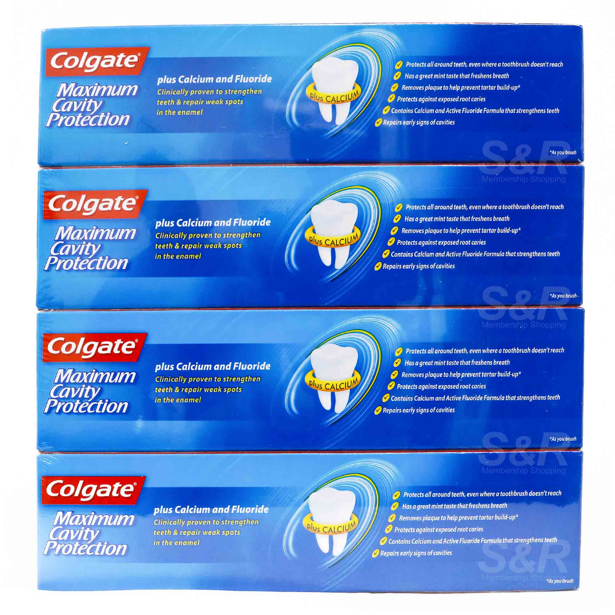 Colgate Anticavity Protection Fluoride Toothpaste 4pcs