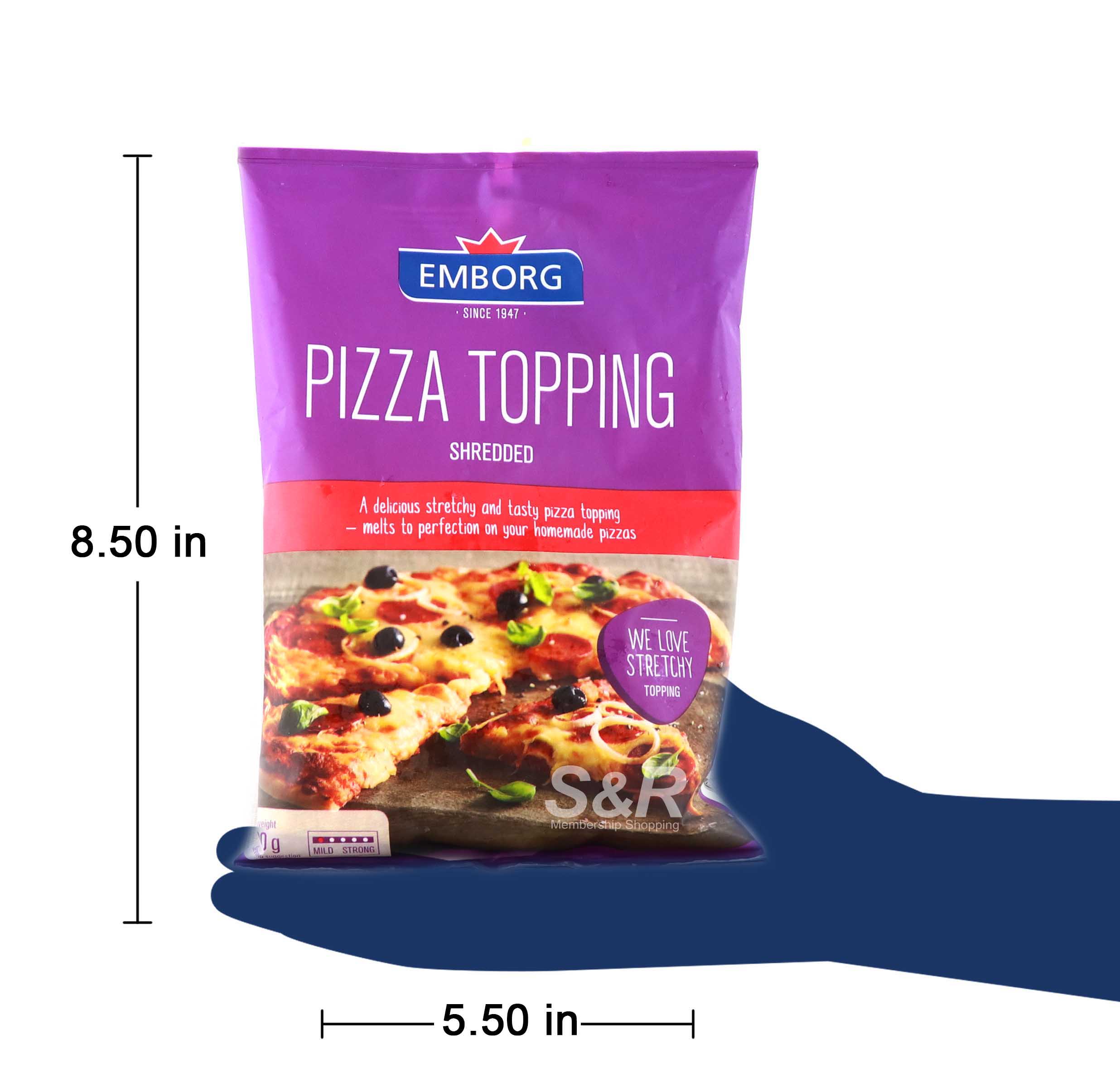 Emborg Pizza Topping Shredded 200g