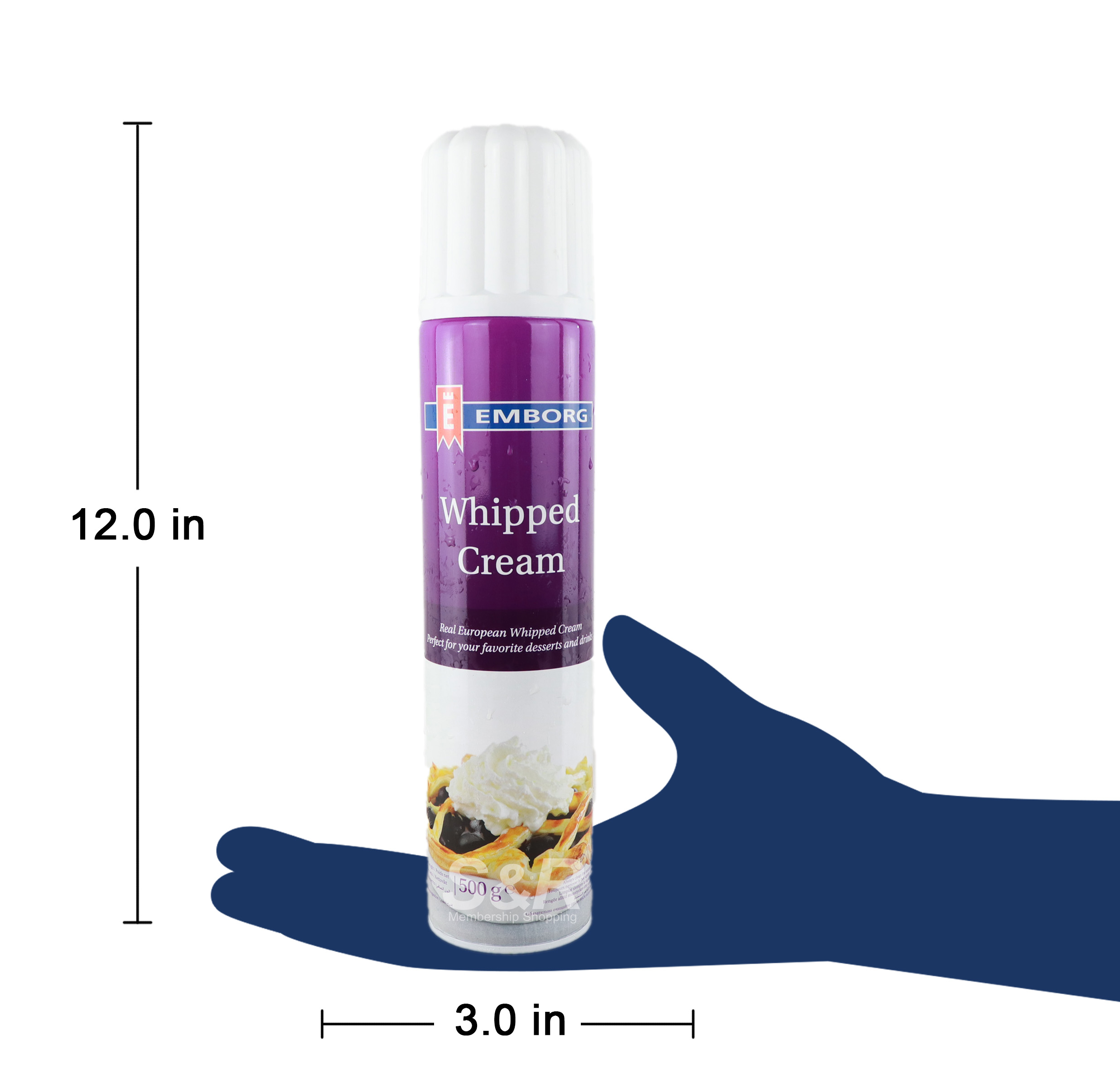 Emborg Whipped Cream 500g