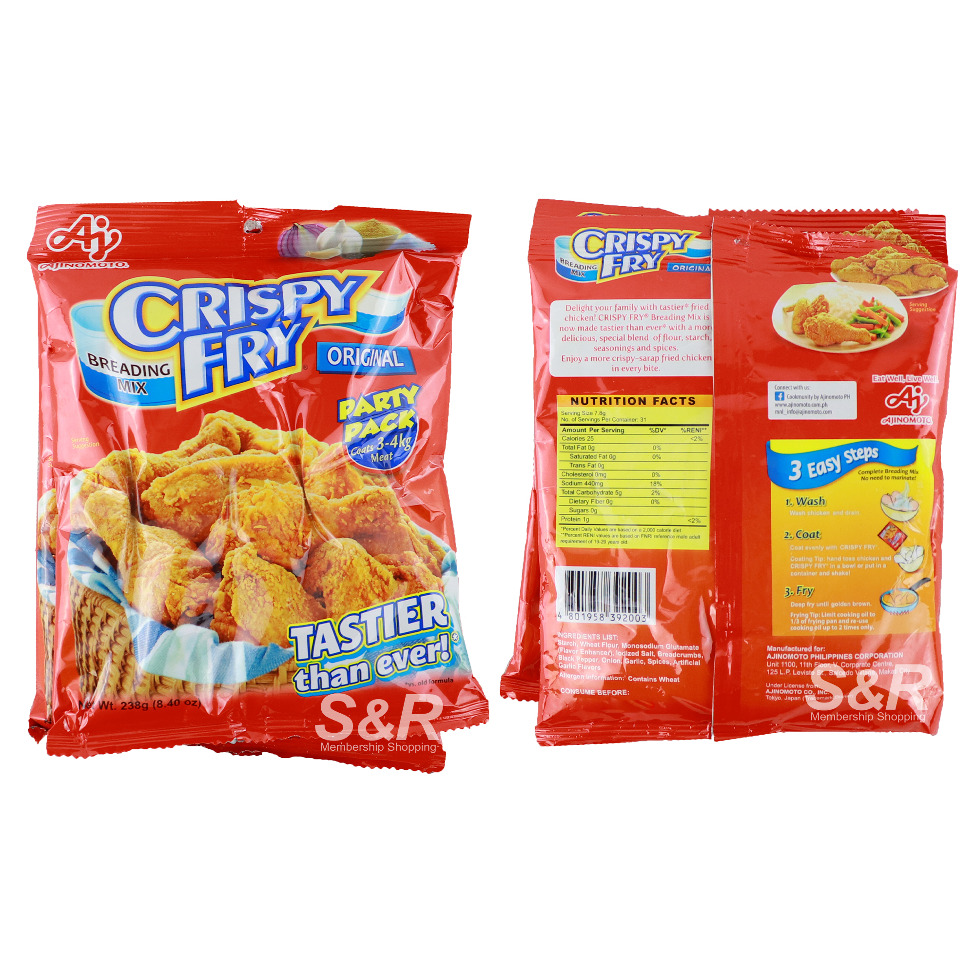 Ajinomoto Crispy Fry Breading Mix 2 packs