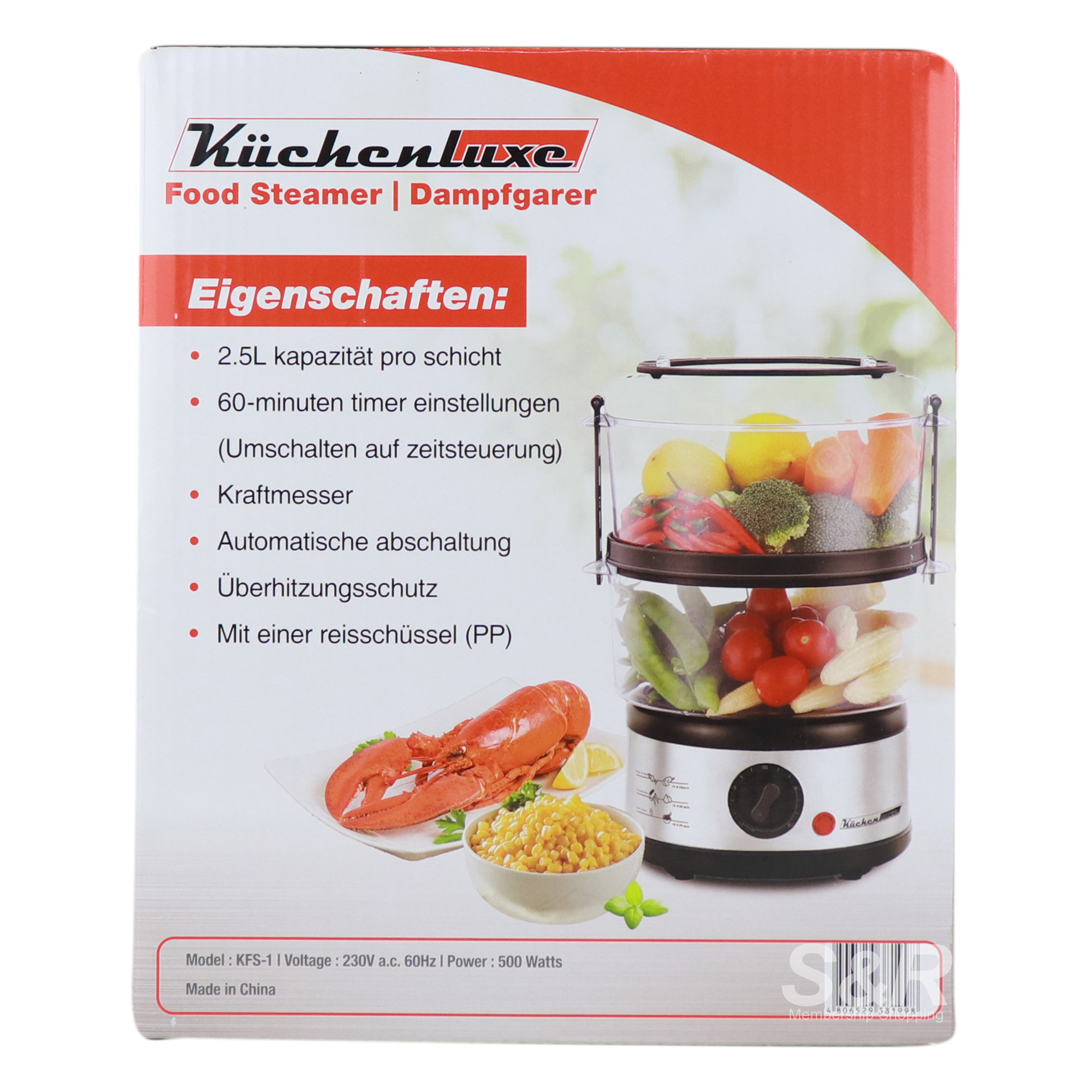 Kuchenluxe Food Steamer Review at Jean Shinn blog