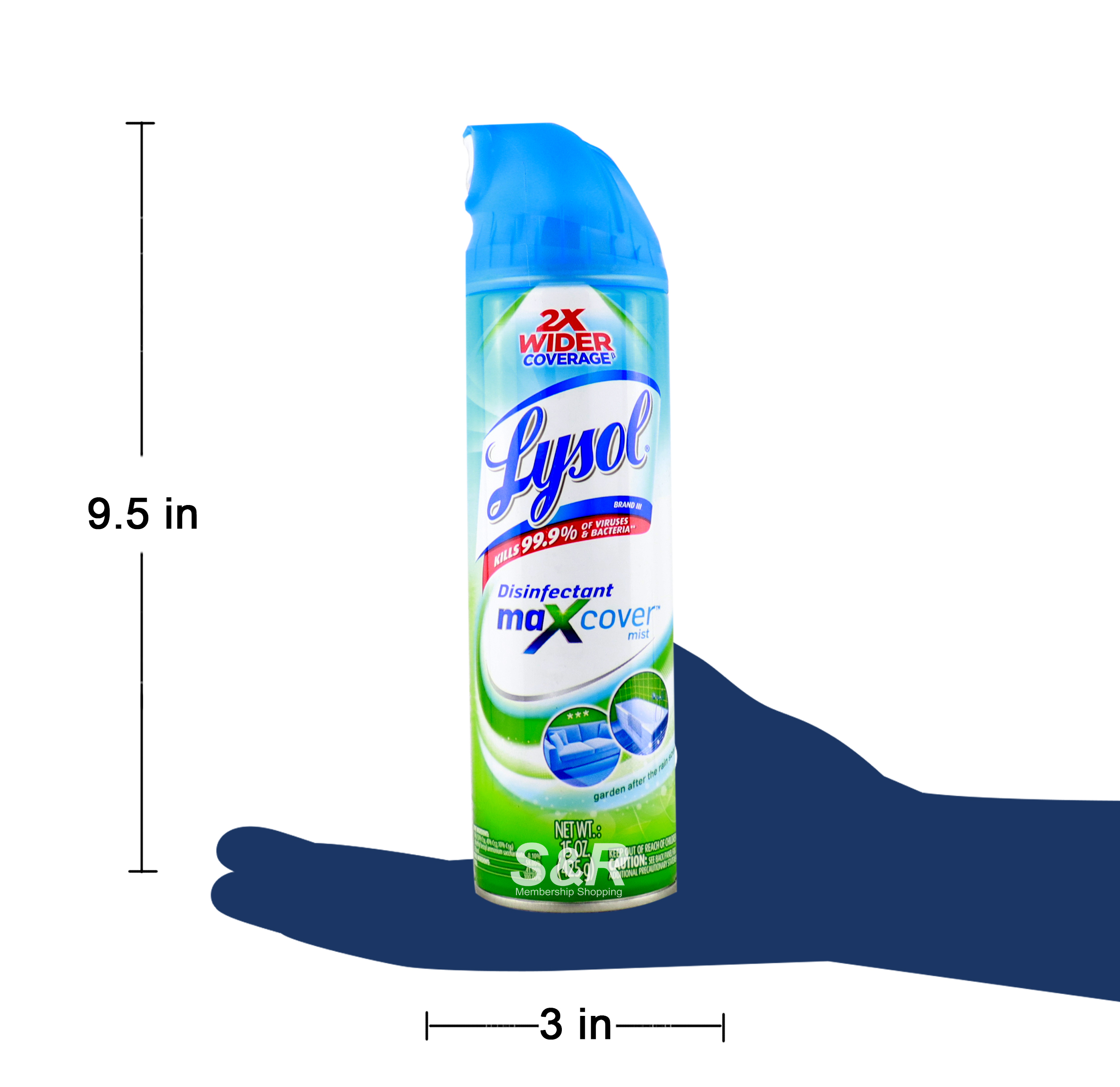 Lysol Disinfectant MaxCover Mist 425g