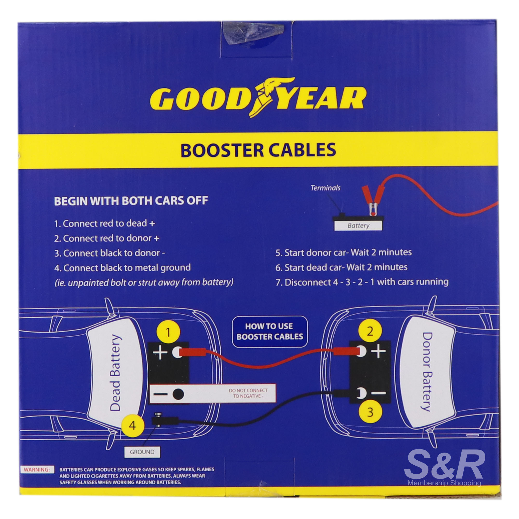 Goodyear Booster Cables 16ft