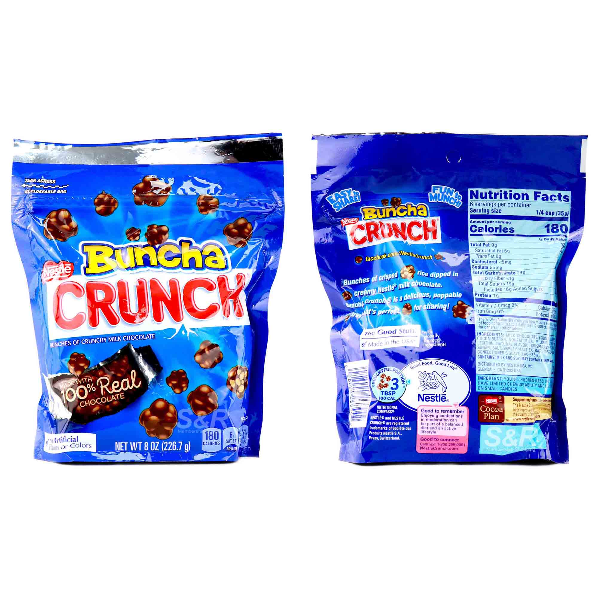 Nestle Crunch Buncha Milk Chocolate, 60% OFF