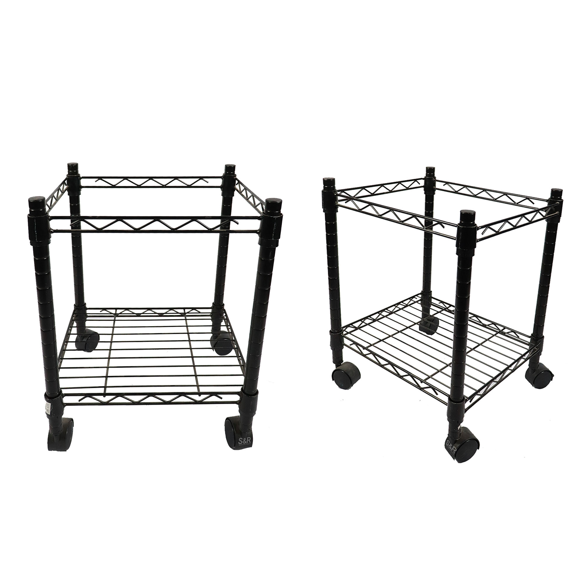 Safco Black Compact Mobile Wire File Cart 1pc