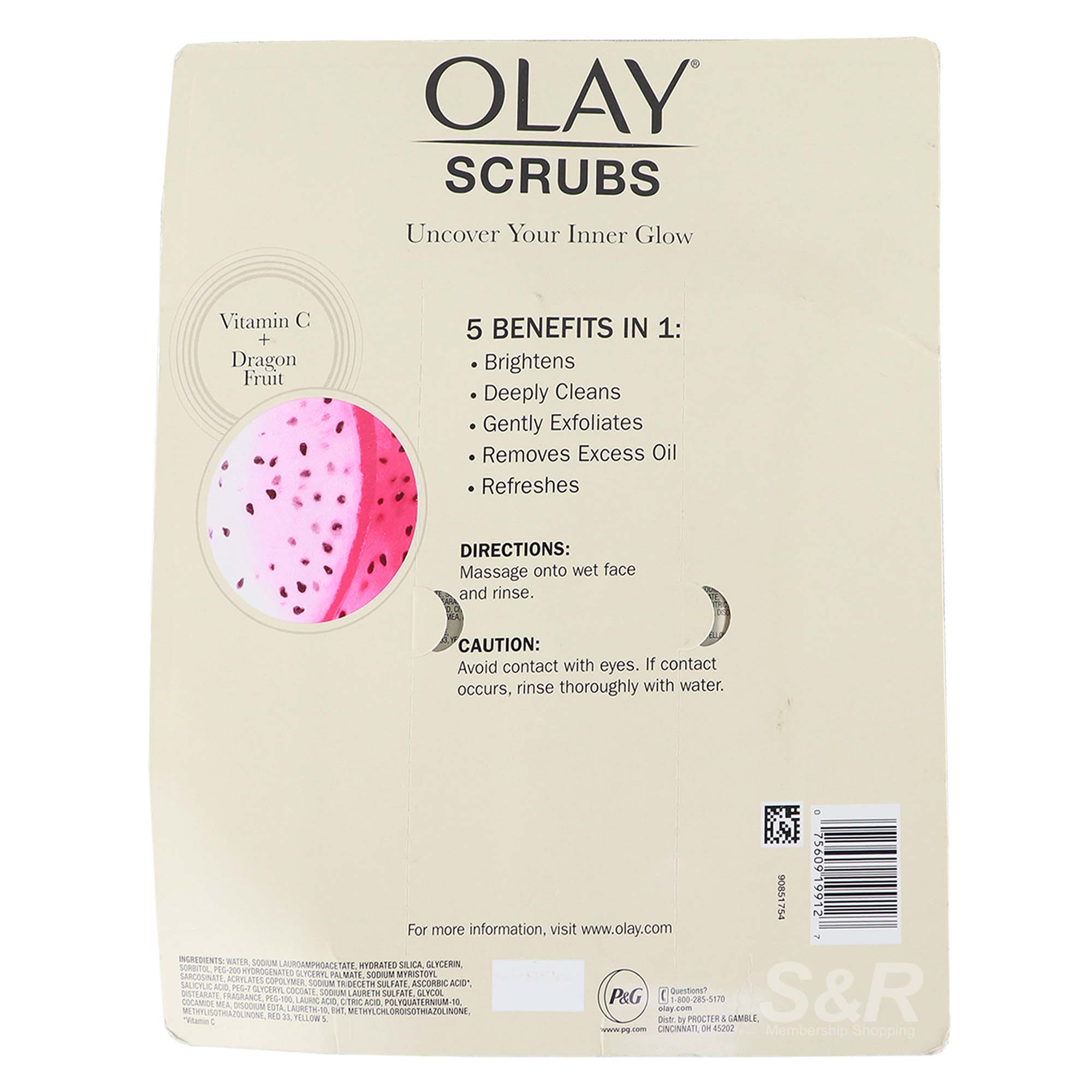 Olay Scrubs Facial Scrub 5-in-1 Clean 2pcs