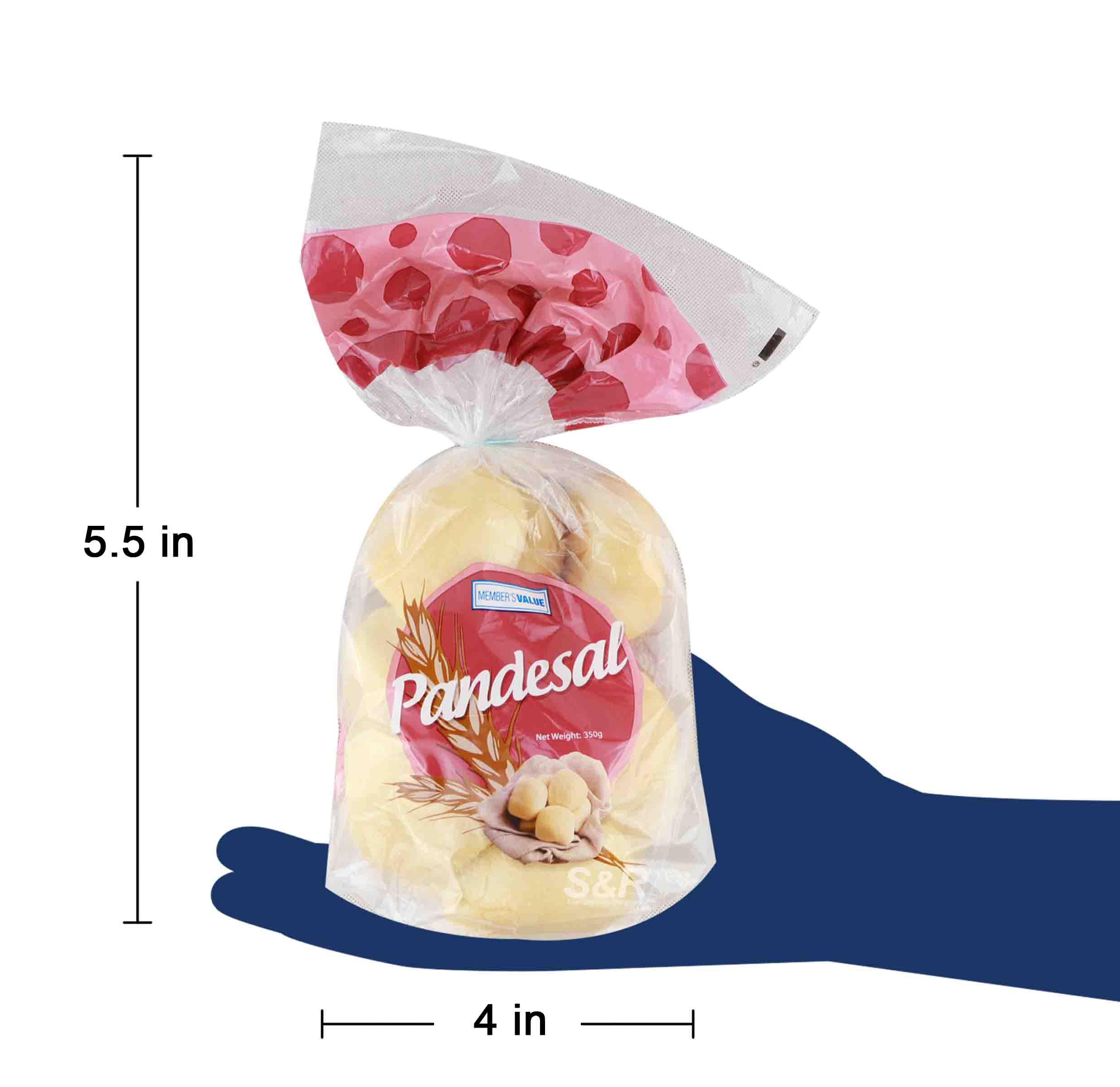 Member’s Value Pandesal 350g