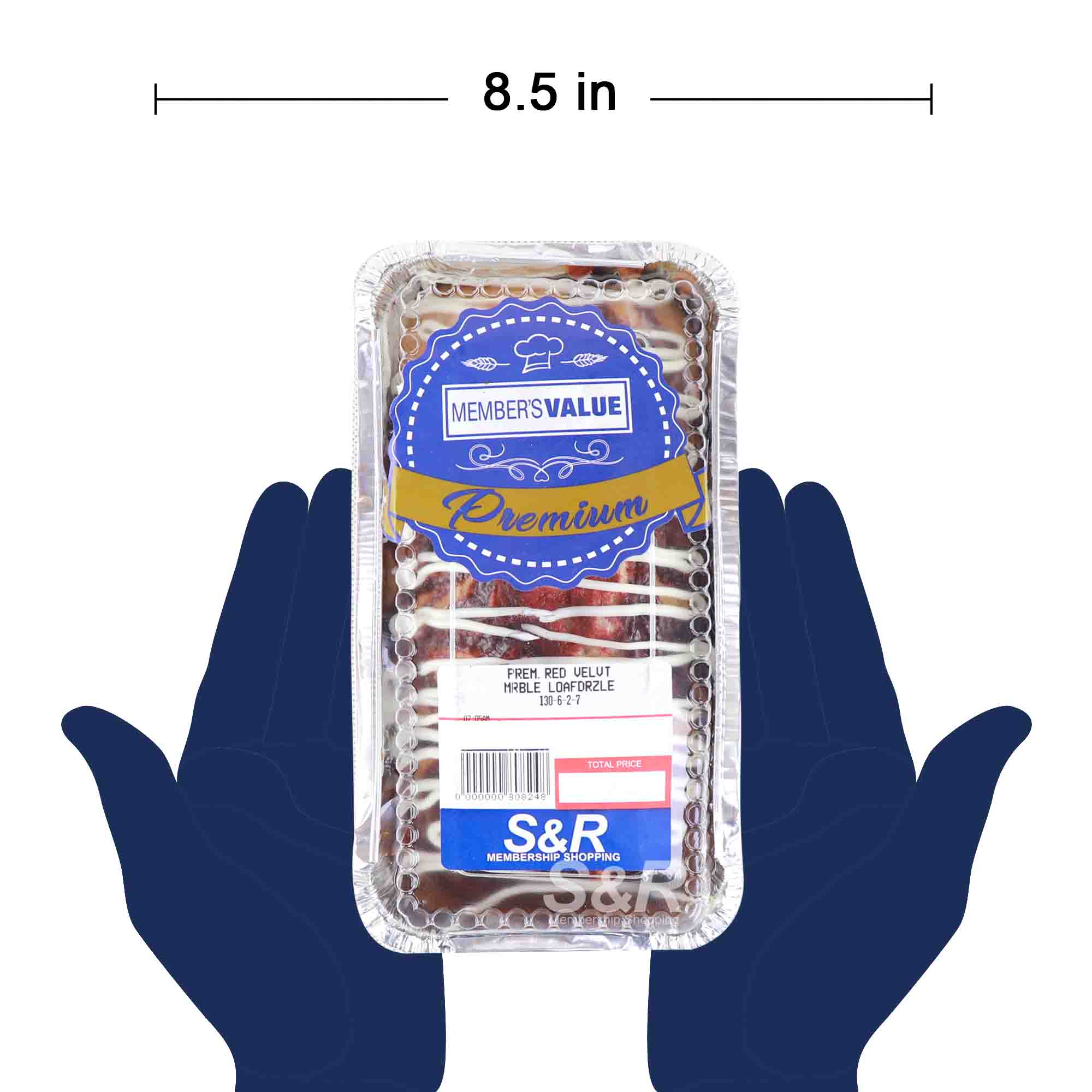 Member's Value Premium Red Velvet Marble Loaf with Drizzle 1pc