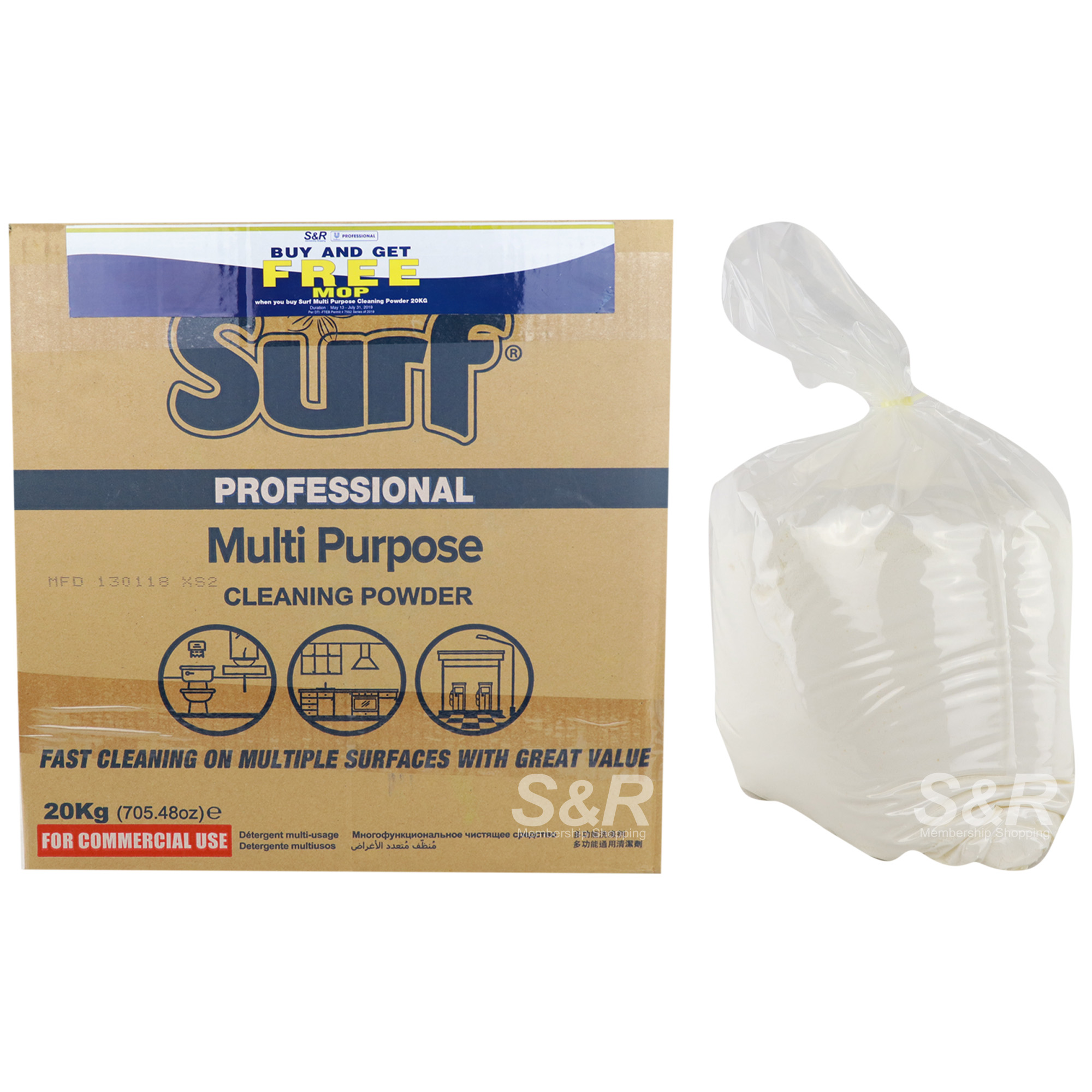 Surf Professional Multipurpose Cleaning Powder 20kg