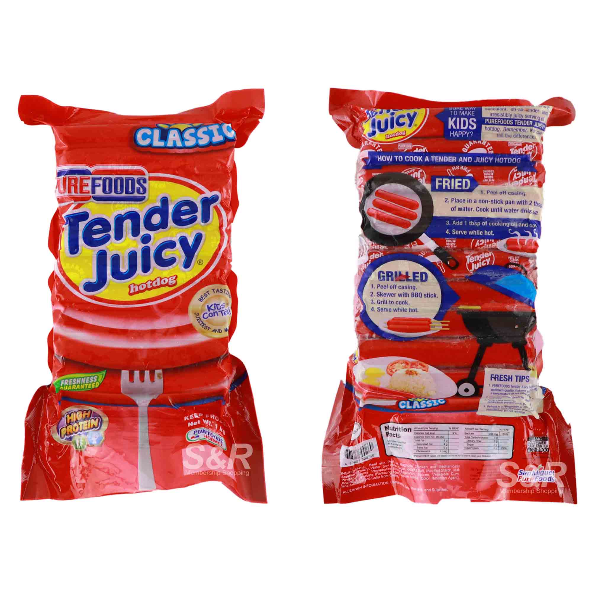 Purefoods Tender Juicy Hotdog Cocktails 1kg