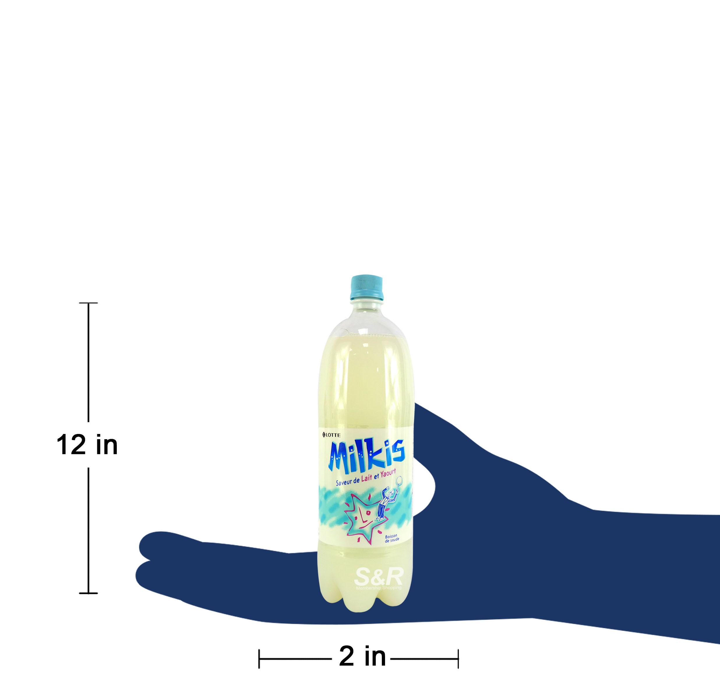 Lotte Milkis Original Milk Soft Drink 1.5L