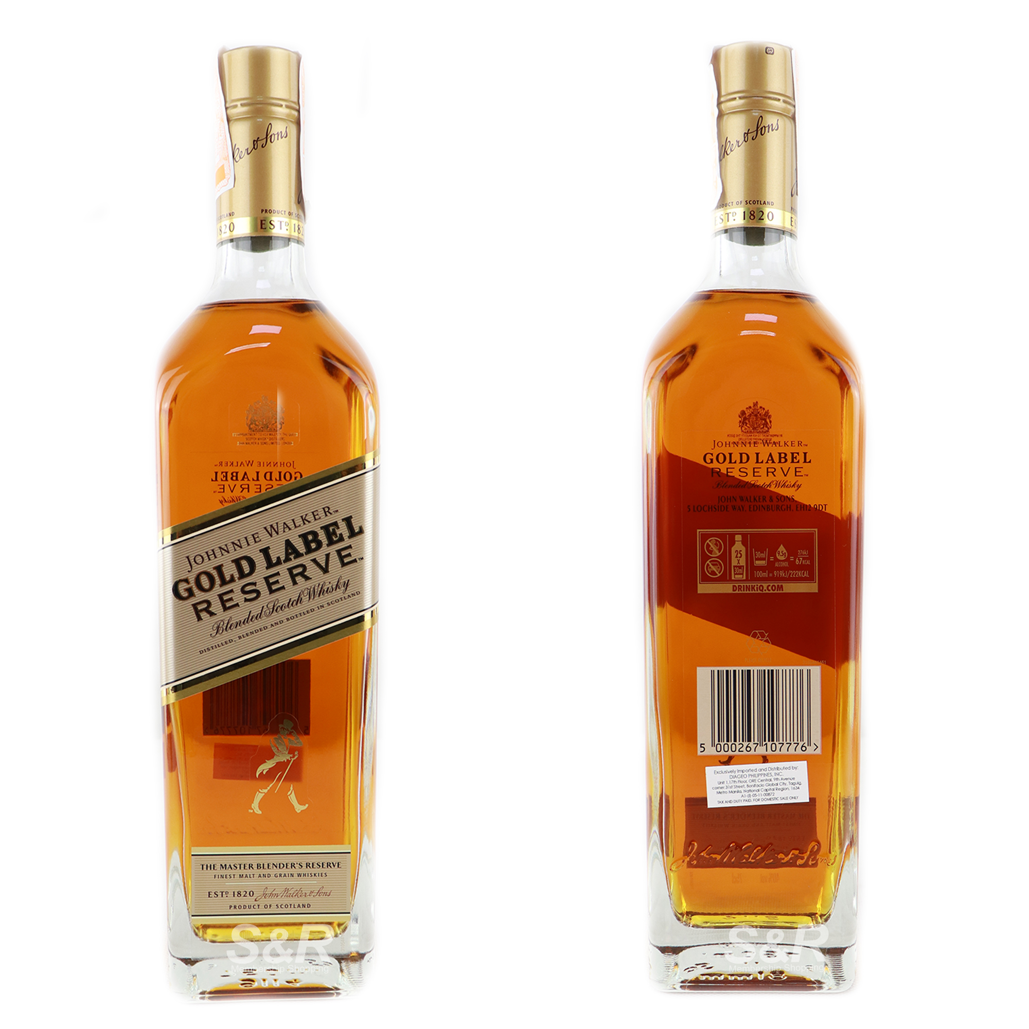 Johnnie Walker Gold Label Reserve Blended Scotch Whisky 750mL