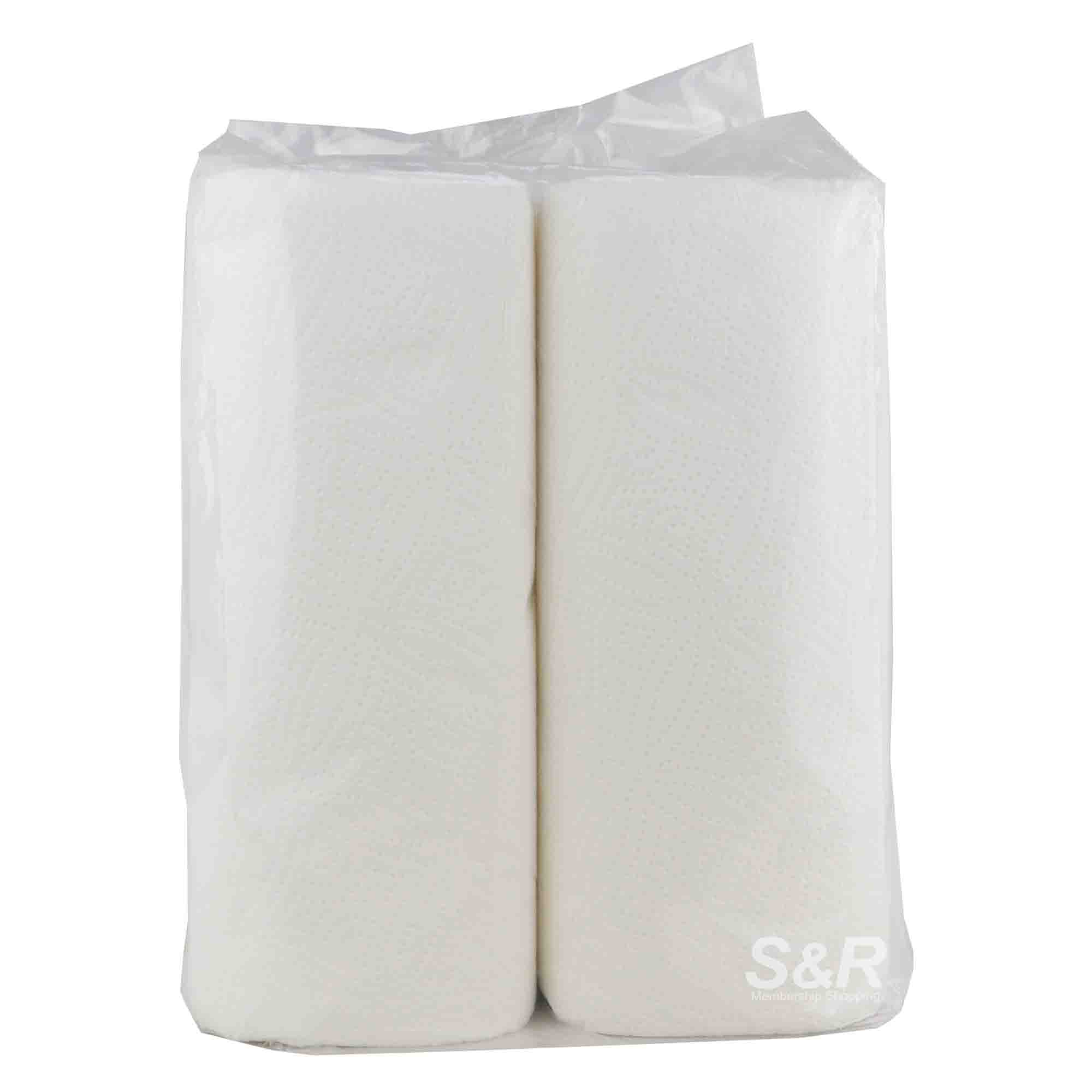 S&R Kitchen Towel 2-Ply Jumbo Tissue 4 rolls