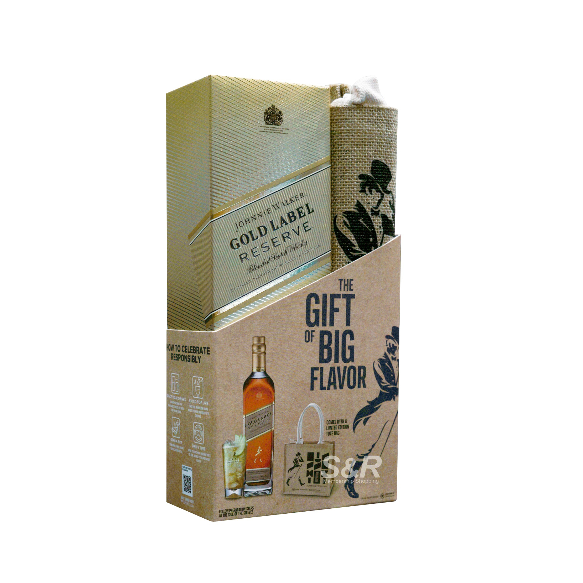 Johnnie Walker Gold Label Reserve Blended Scotch Whisky Value Pack 750mL