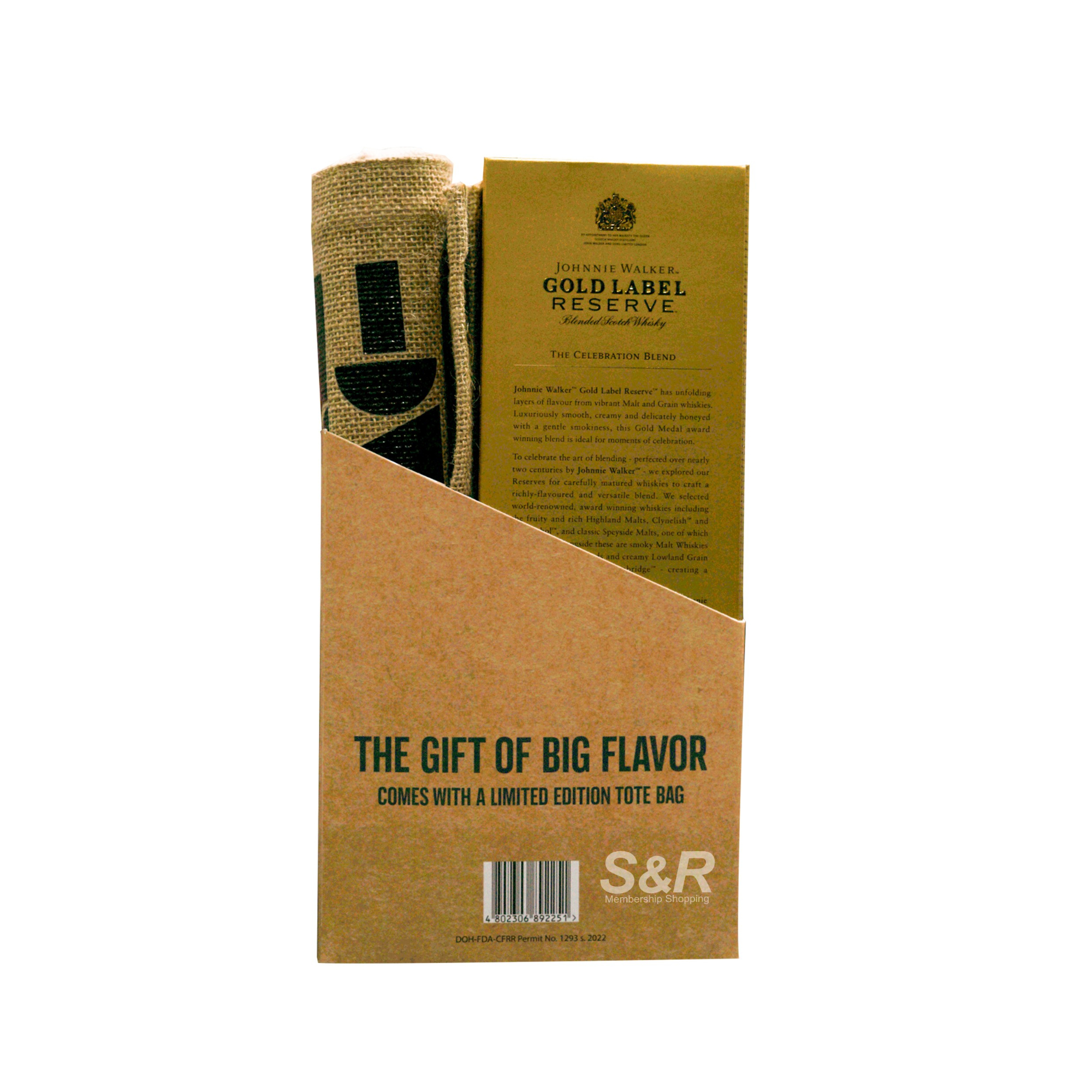 Johnnie Walker Gold Label Reserve Blended Scotch Whisky Value Pack 750mL